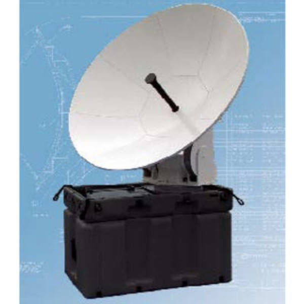 Model 1.2m Quick Deploy Motorized Auto-Acquire Antenna - SATCOM Services