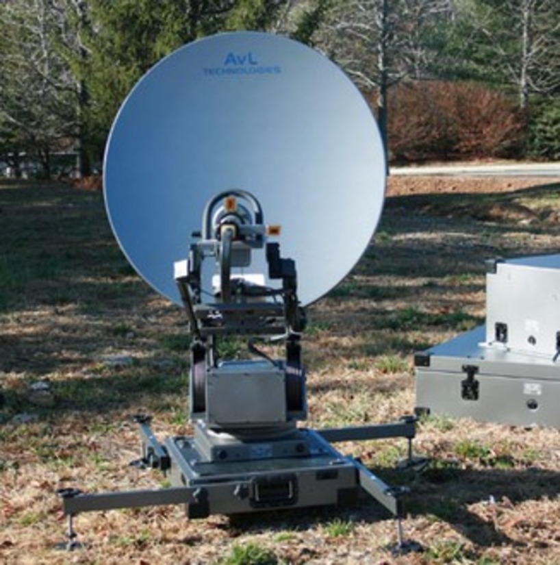 Model 85cm 1098FA FlyAway Mobile VSAT Antenna - SATCOM Services