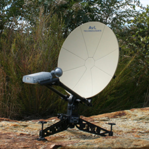 60cm Manual Backpack FlyAway SNG/Mil Antenna - SATCOM Services