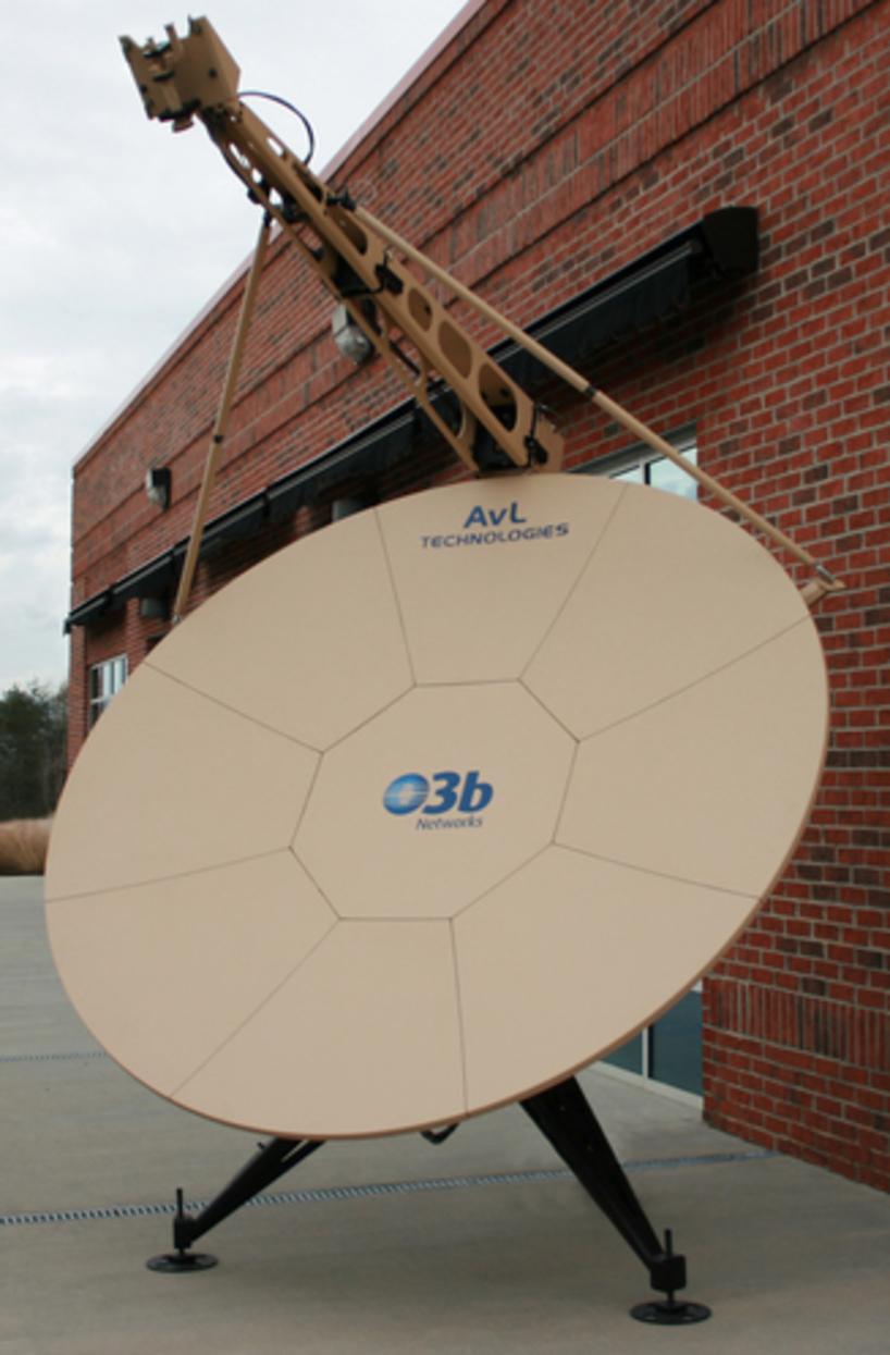 AvL / O3b Model 2470 2.4m Motorized SNG Antenna - SATCOM Services